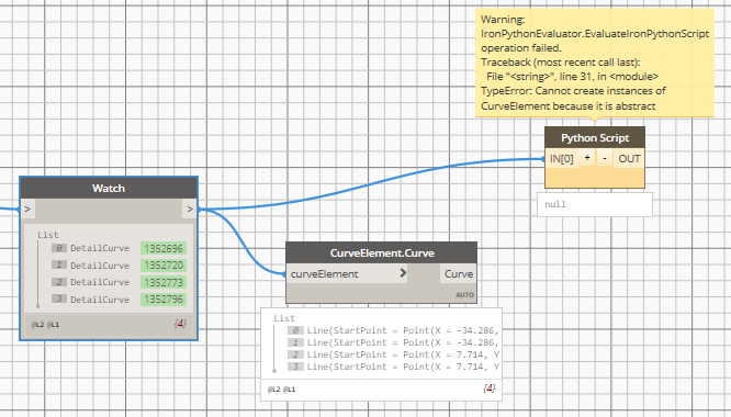 Converting OOTB Revit Node to Python - CurveElement.Curve - Developers - Dynamo