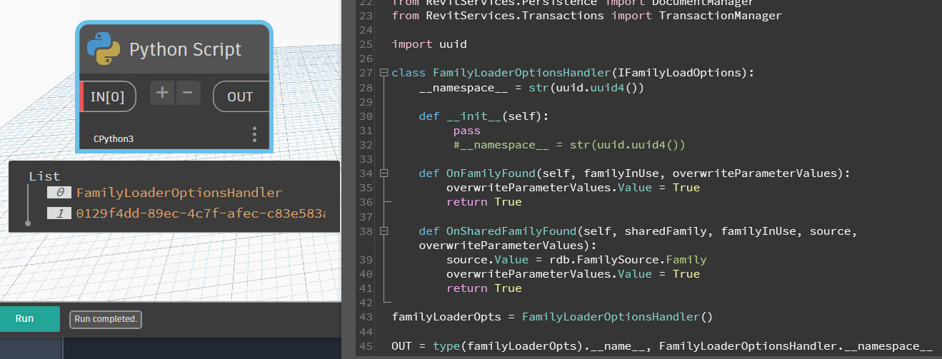 Instantiate FamilyOption in Python - Revit - Dynamo