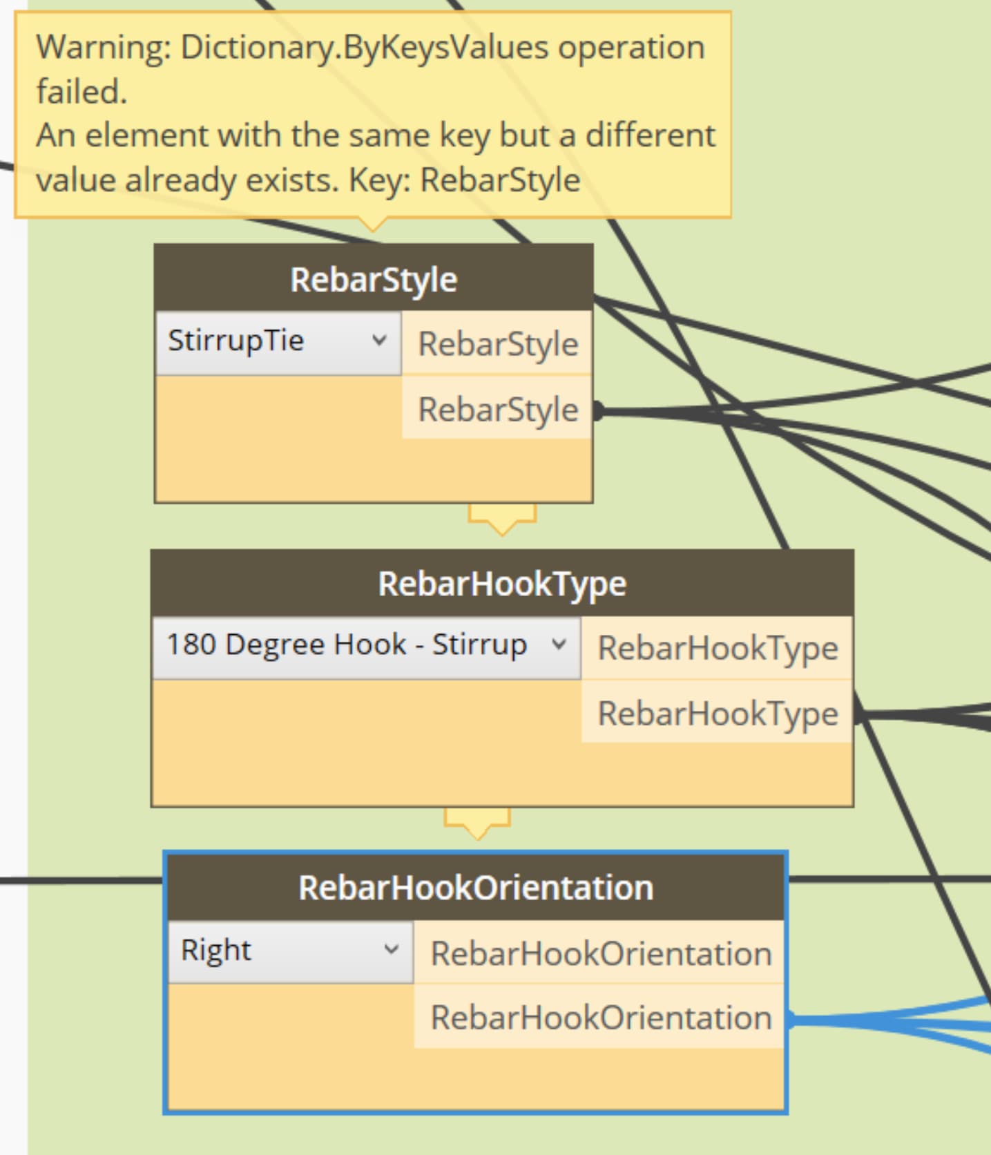 Rebar nodes - Revit - Dynamo