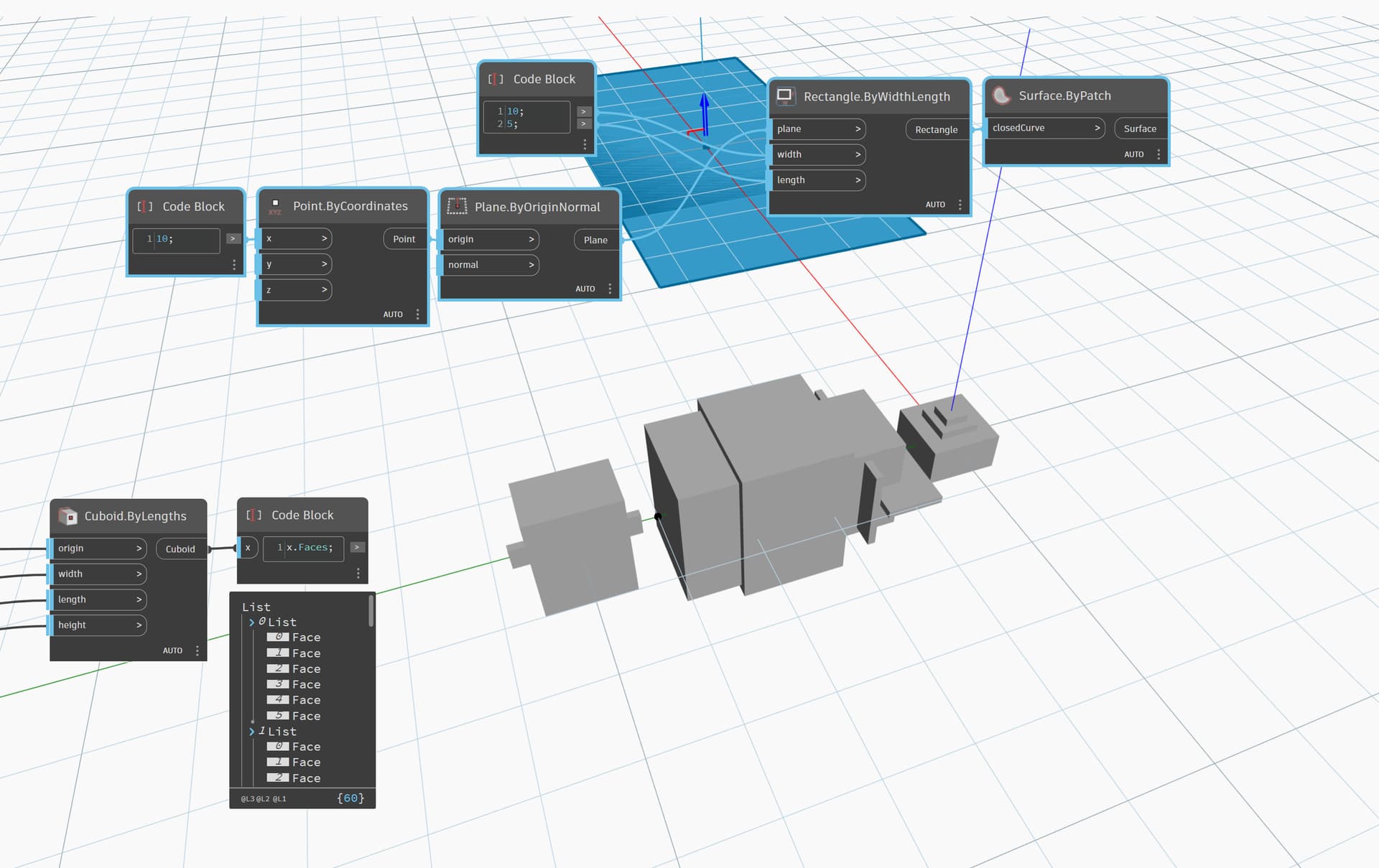 Face vs Surface in Dynamo - Geometry - Dynamo