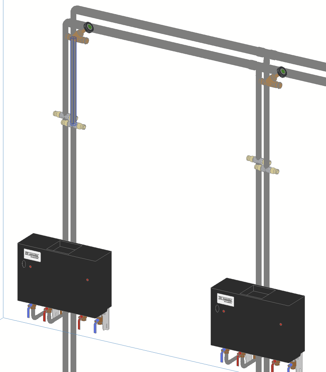 Dynamo piping system + piping accessoires - Revit - Dynamo