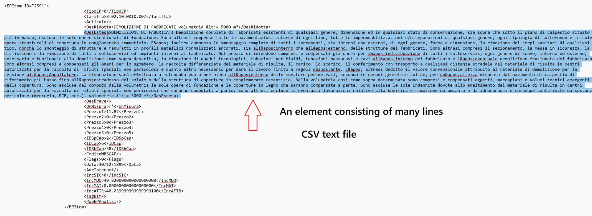 Reading a CSV text file - Dynamo