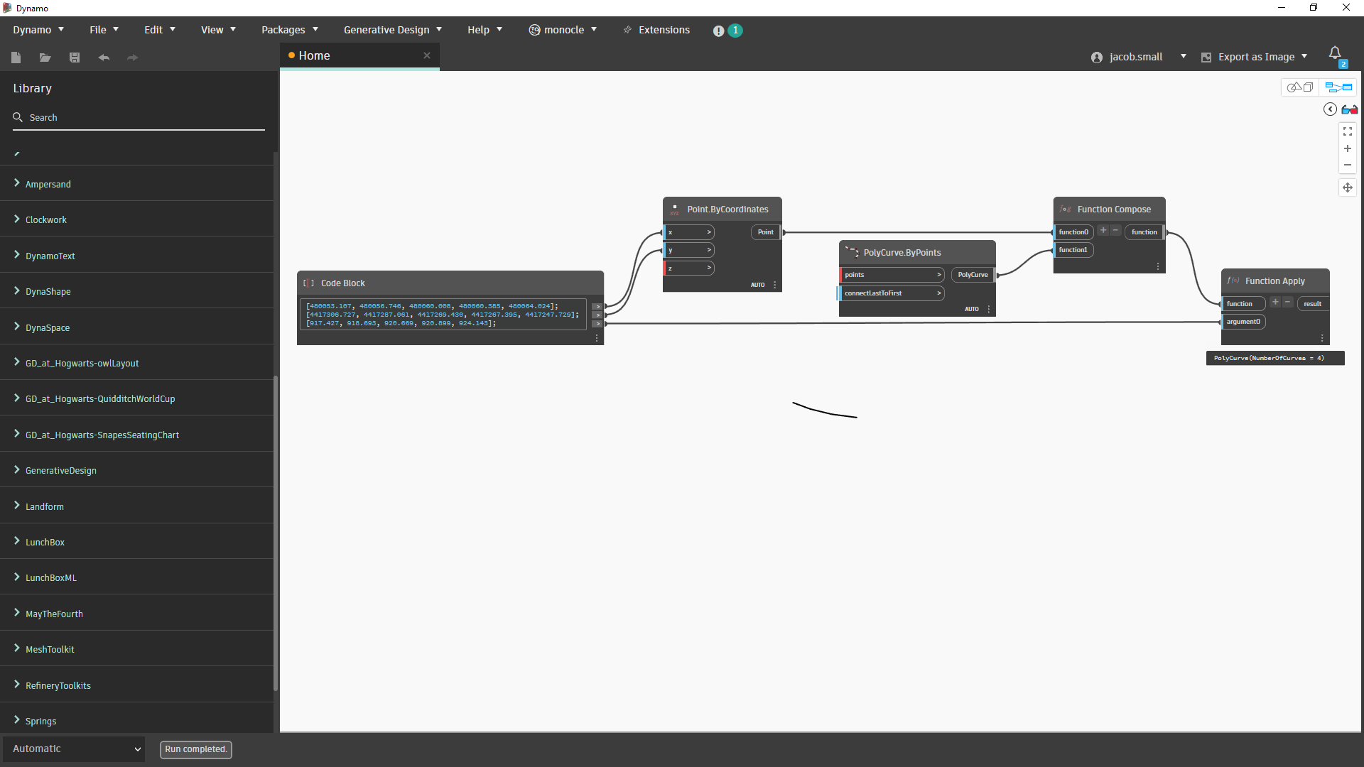 Coincident points - Geometry - Dynamo