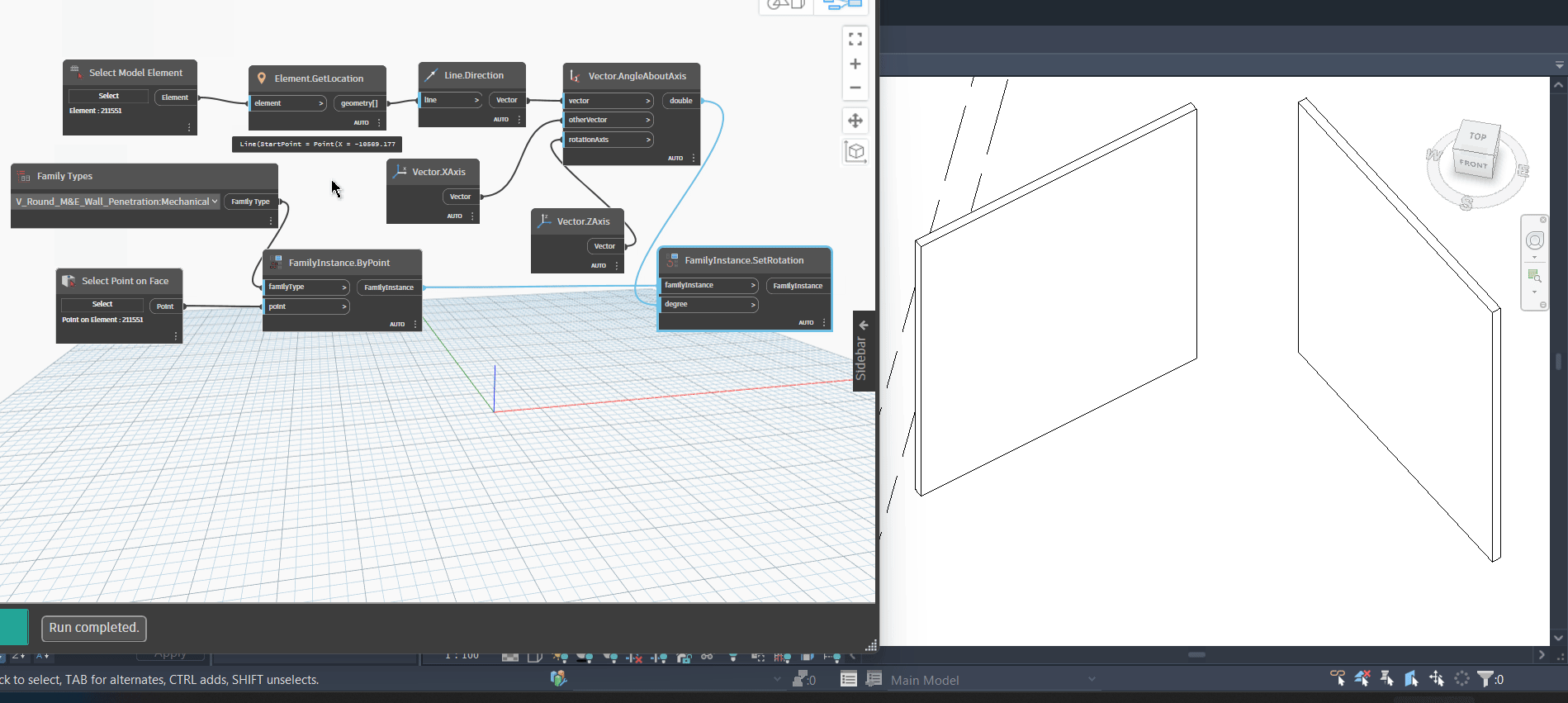 Set orientation - Revit - Dynamo