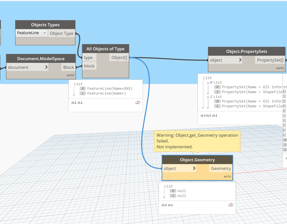 How to get a feature line's both ends coordinate - Civil 3D - Dynamo