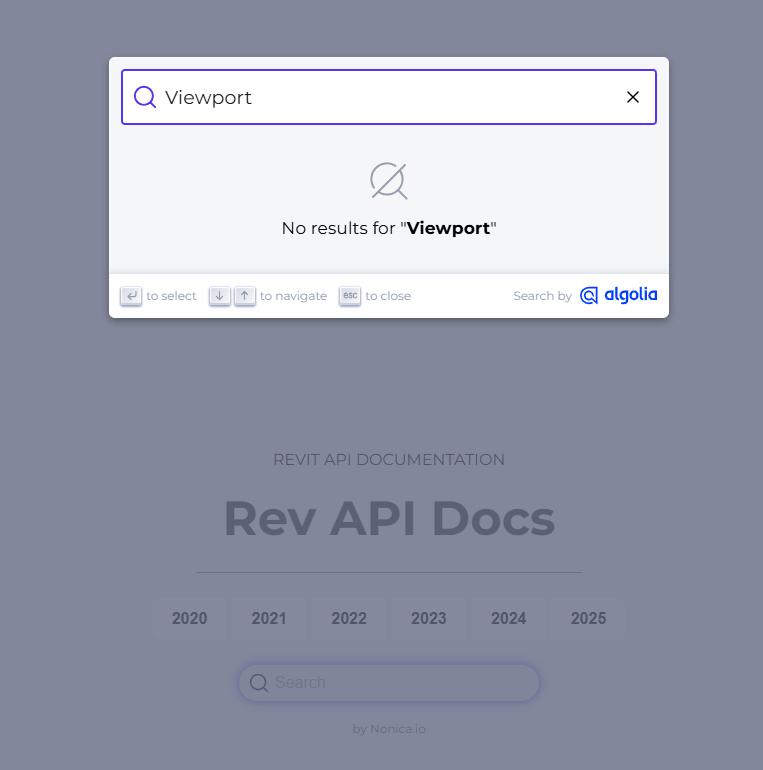 New Website for Searching Revit API Documentation | revapidocs.com - Share - Dynamo