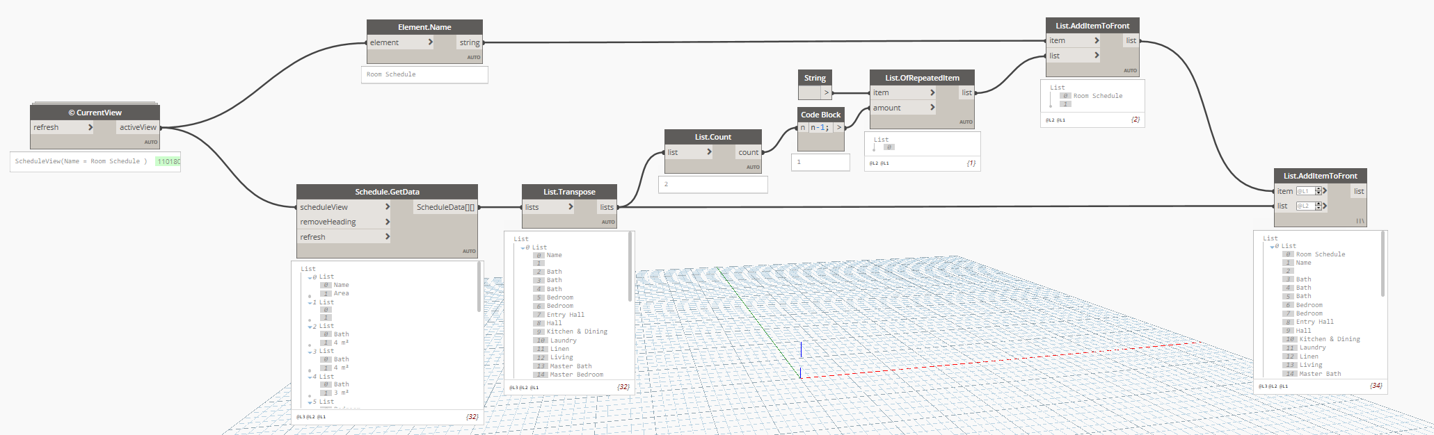 Multi Schedule Export - Title Headers? - Revit - Dynamo