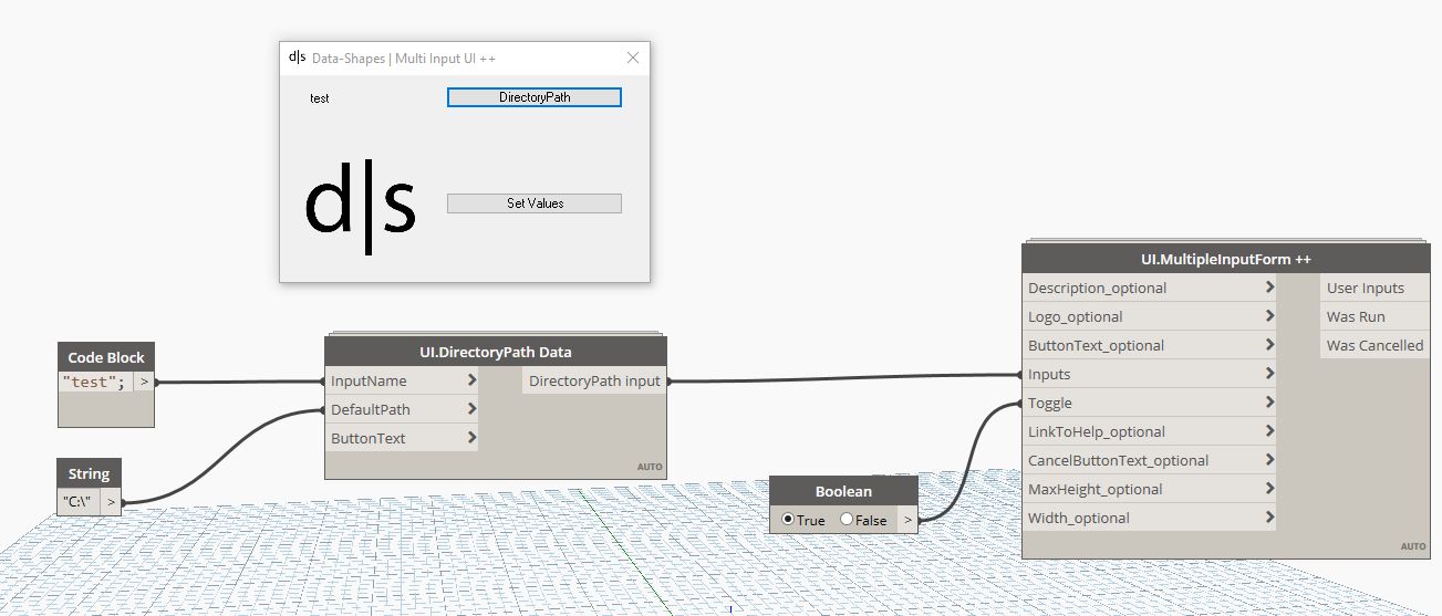 Data-Shapes | DirectoryPath - Packages - Dynamo