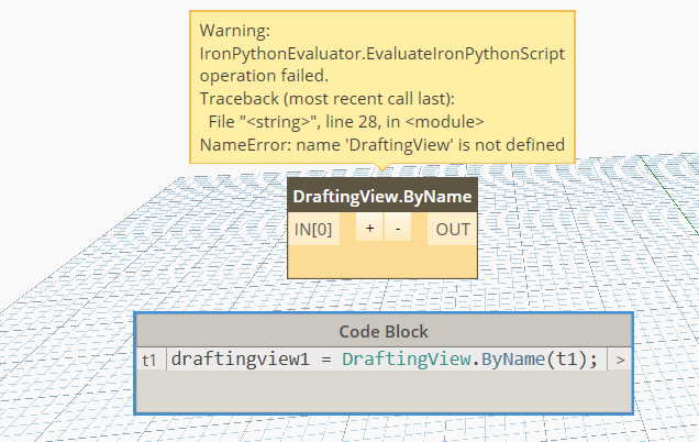 DraftingView.ByName in Python - Developers - Dynamo