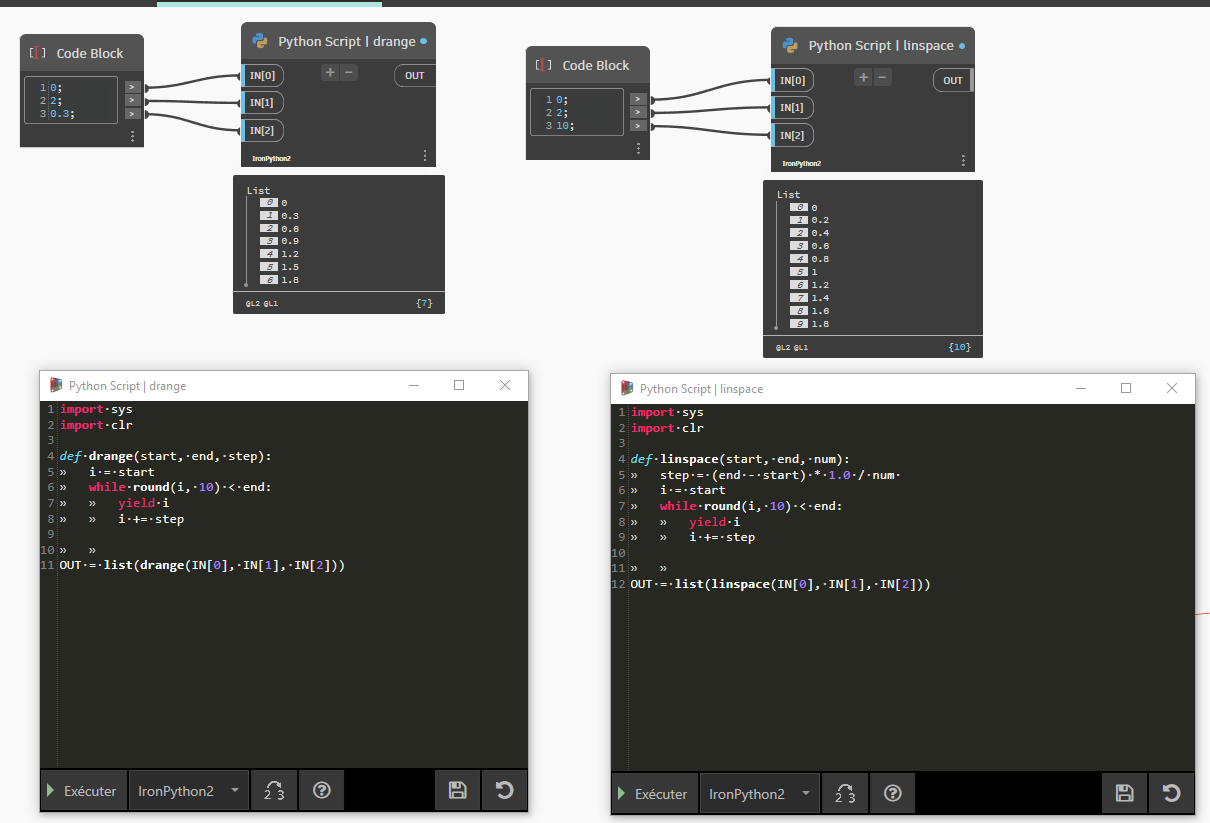 Range Function In Python Script Revit Dynamo