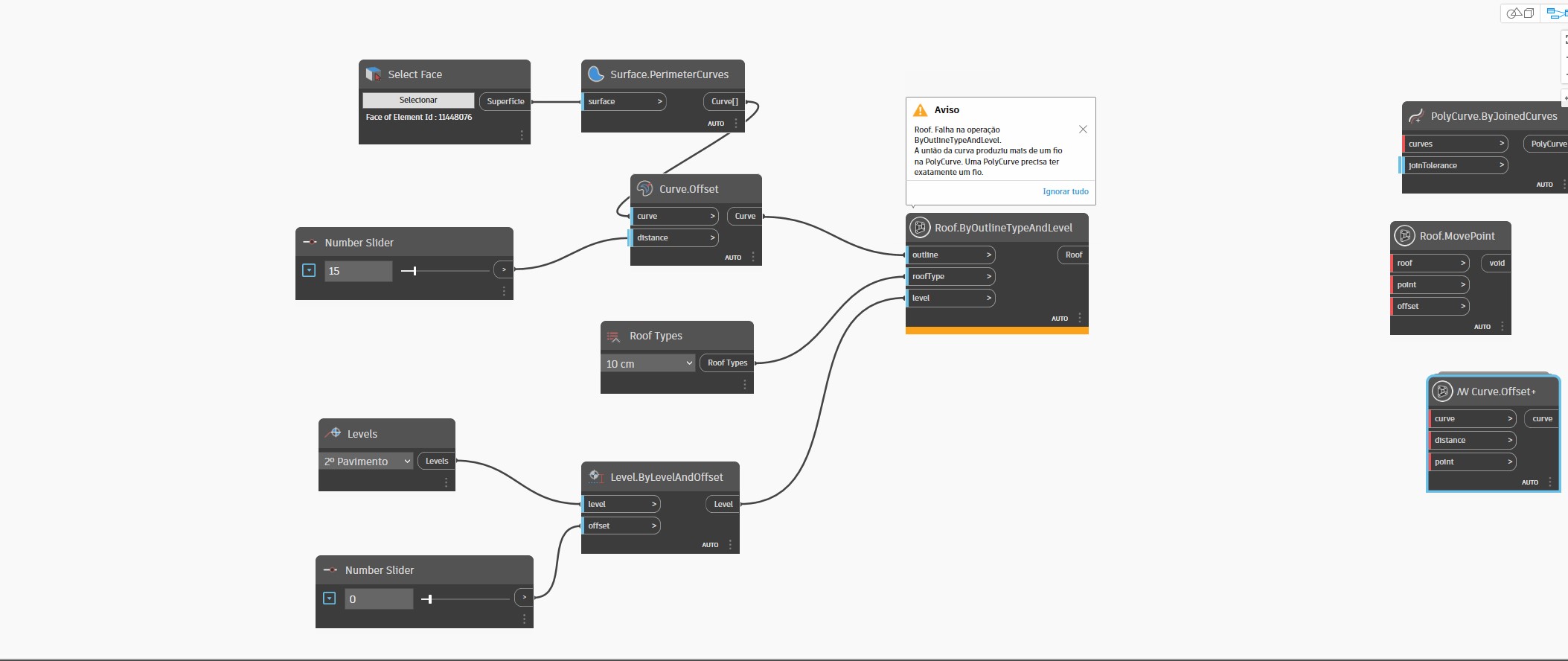 Ceiling offset - Revit - Dynamo