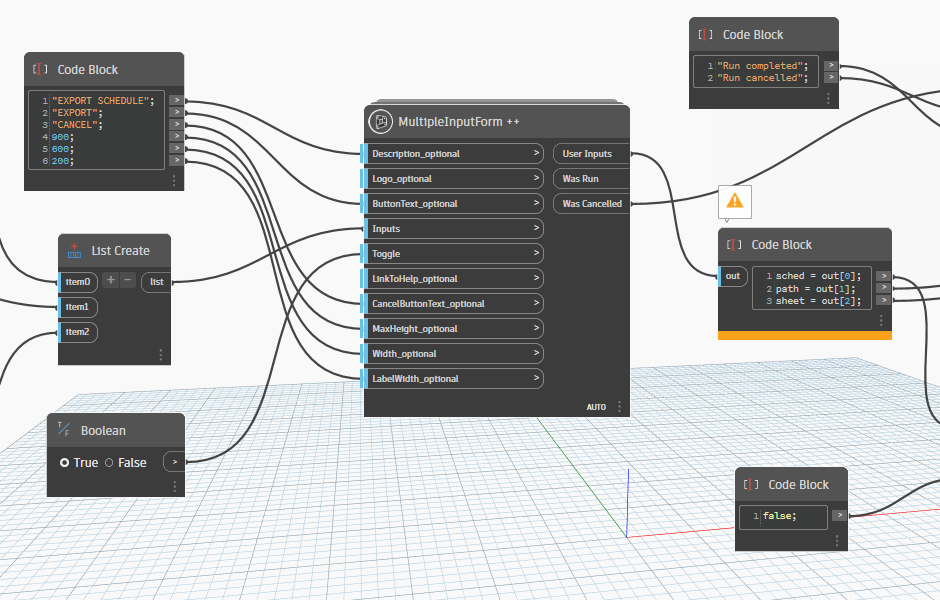 Input out of range using data-shapes package - Packages - Dynamo