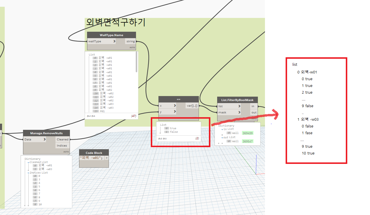 Get elements of every types in the list - Revit - Dynamo