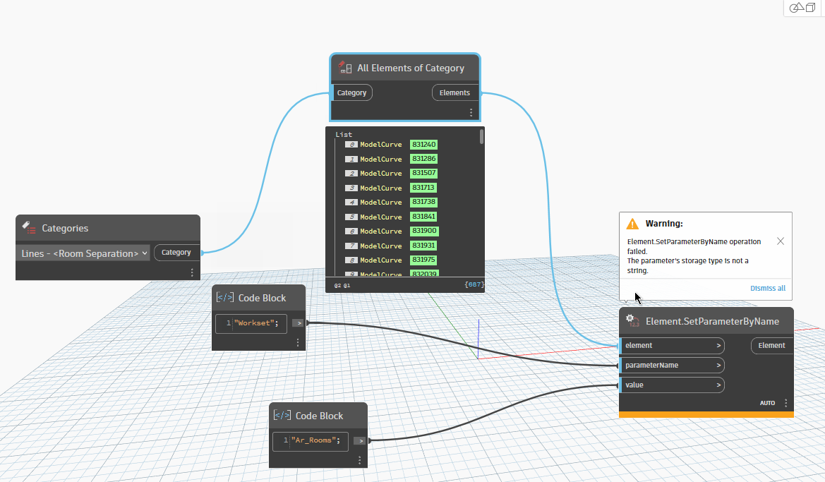 Reassigning worksets - Revit - Dynamo