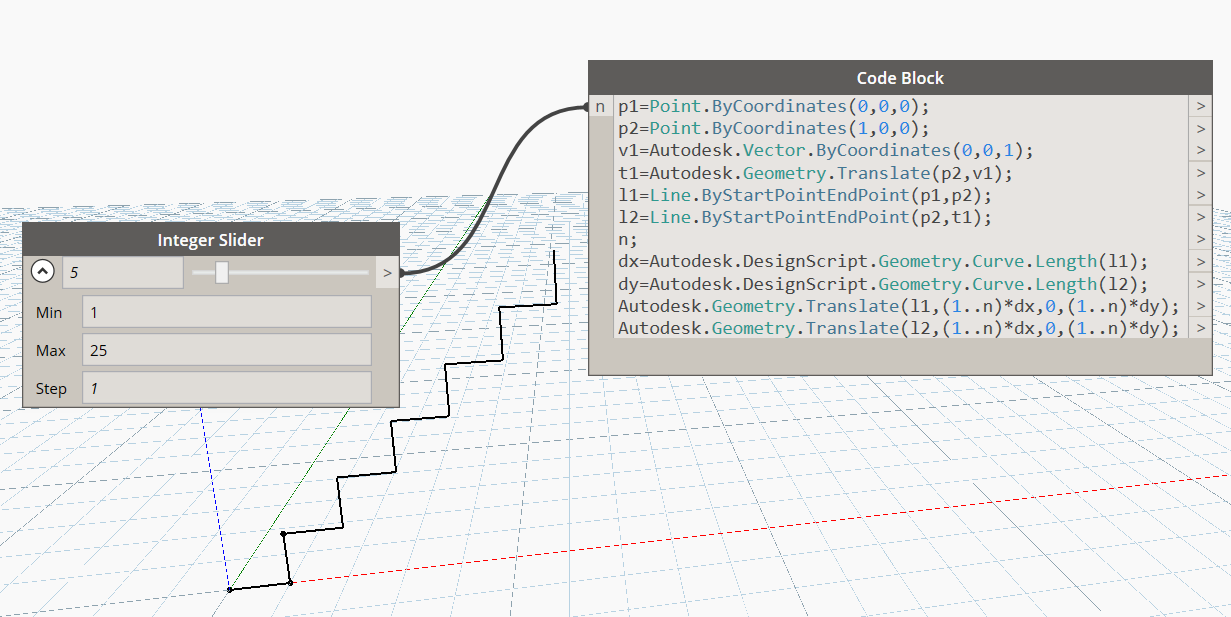 Repeat lines - Dynamo