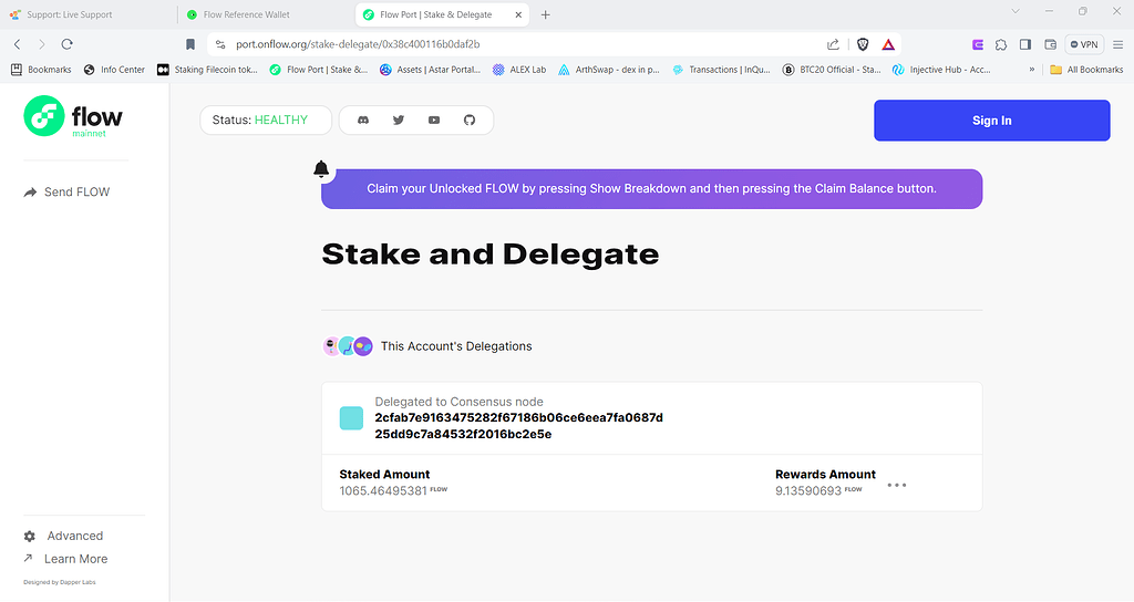 Flow staking page - New To Flow - Flow Community