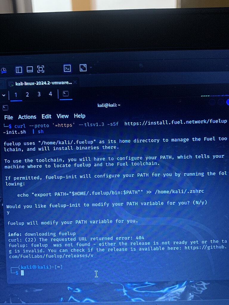 Unable to install Fuelup on my Kali Linux - General - Fuel Network ... Unable to install Fuelup on my Kali Linux - General - Fuel Network ...