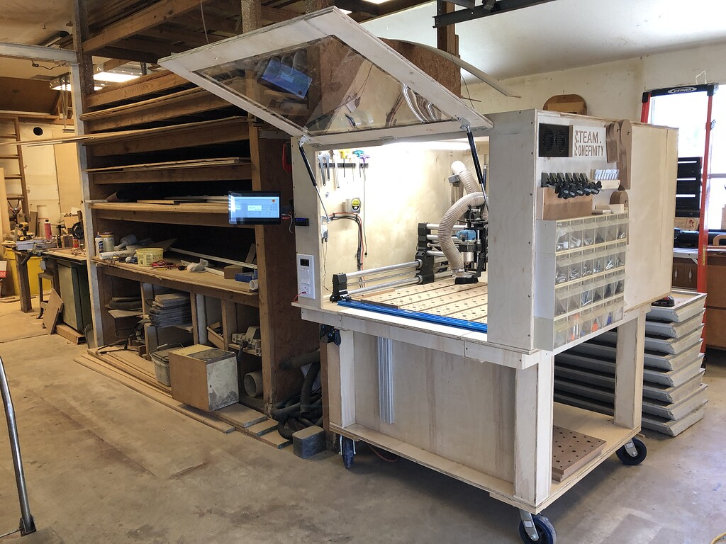CNC 1F cabinet with a vertical cut option Pictures included - Community ...