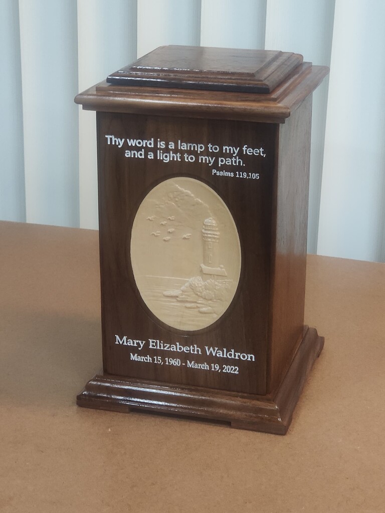 Cremation Urn for my Wife - Finished Projects - Onefinity CNC Forum