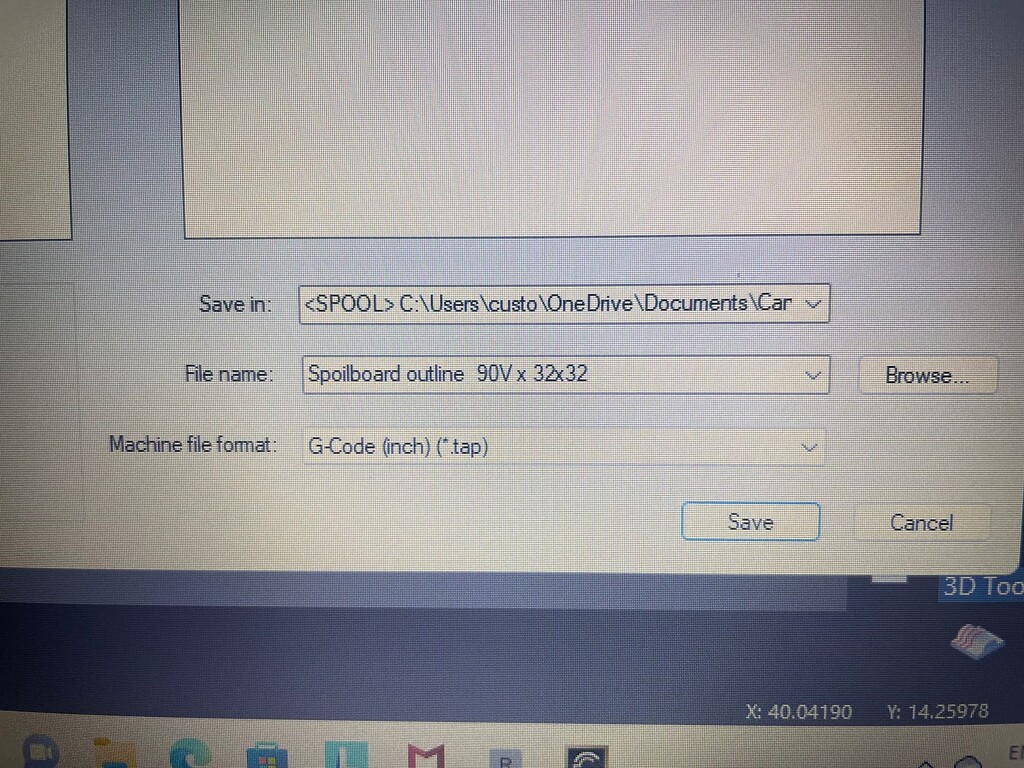 Toolpath machine file format - Onefinity CNC Forum