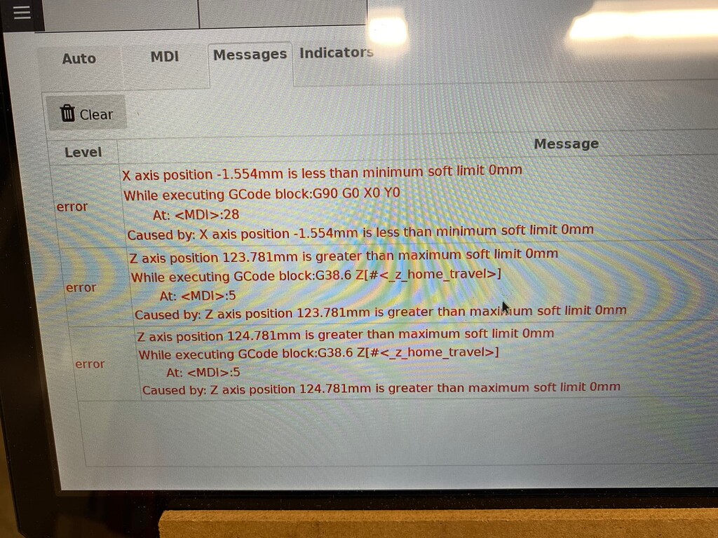 Errors trying to surface spoilboard - Troubleshooting (X35/X50) - Onefinity CNC Forum