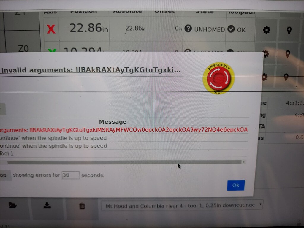 Anybody see anything close to this error? - Troubleshooting (X35/X50) - Onefinity CNC Forum