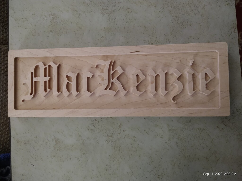 My first project in real wood - Finished Projects - Onefinity CNC Forum