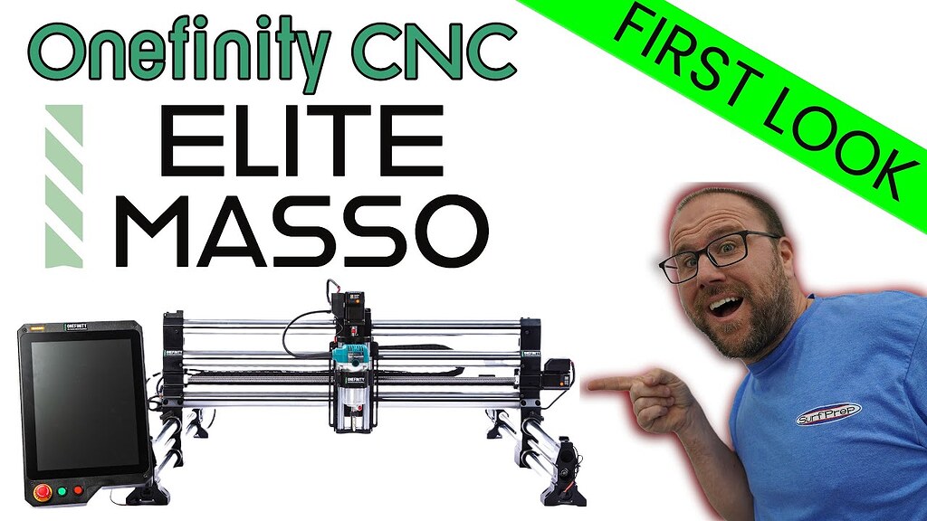 Elite Series Foreman with Masso - FIRST LOOK (Video) via Myers Woodshop - How To - Onefinity CNC ...