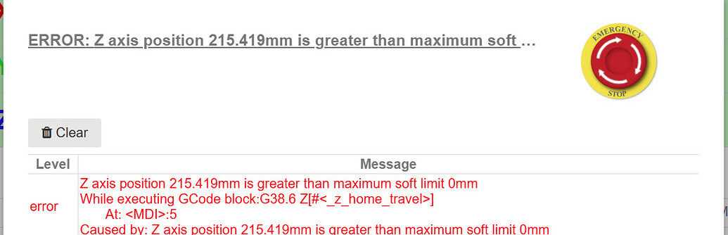 Z Axis greater than soft limit of 0 - Machines (Original/PRO) - Onefinity CNC Forum