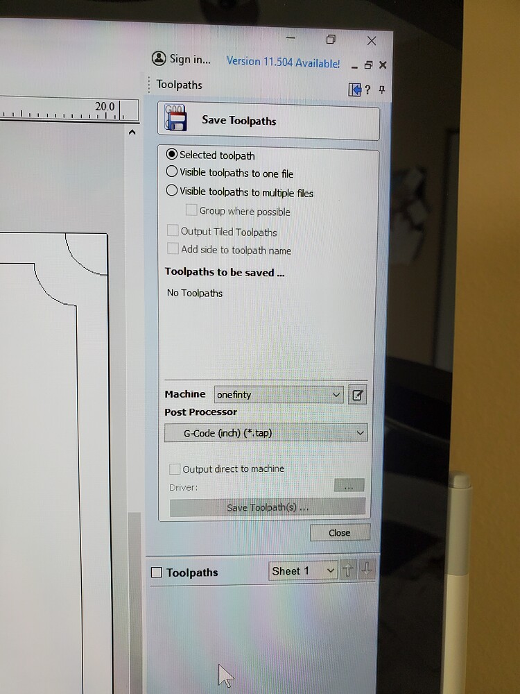 Saving a tool path - Onefinity CNC Forum