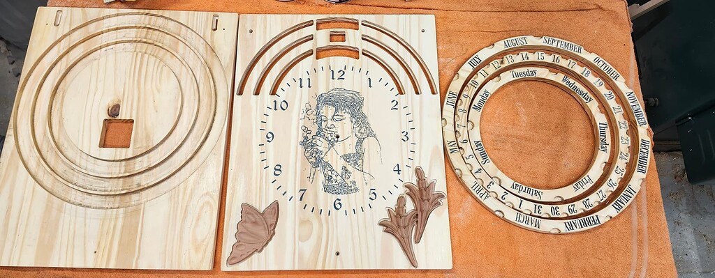 Calendar Clock project - Finished Projects - Onefinity CNC Forum
