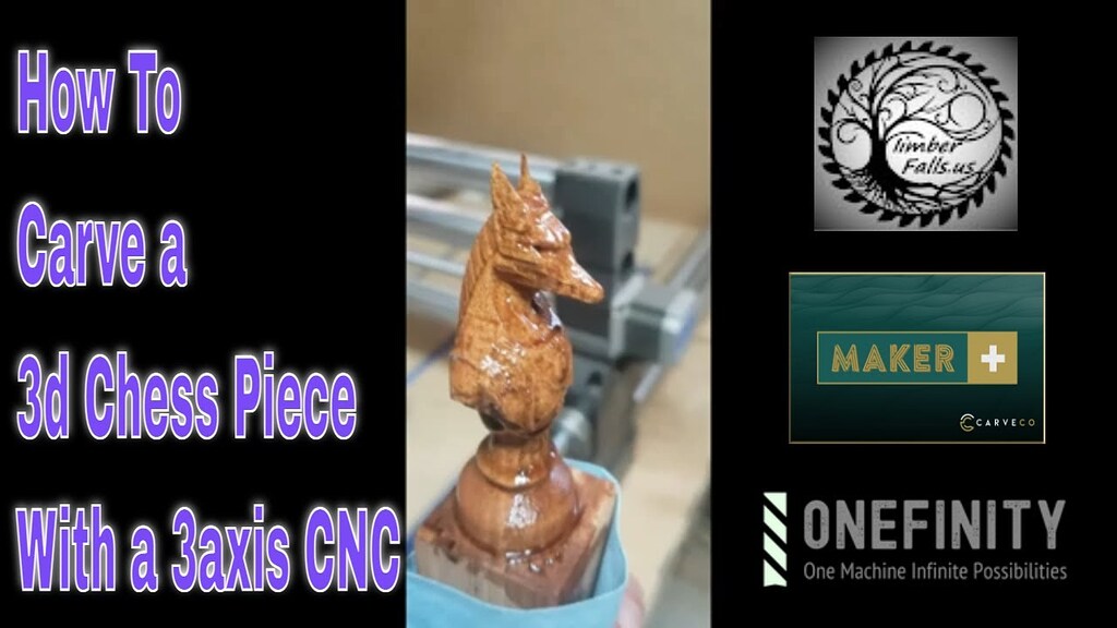 How to cut a 3d chess piece on the Onefinity - Onefinity CNC Forum