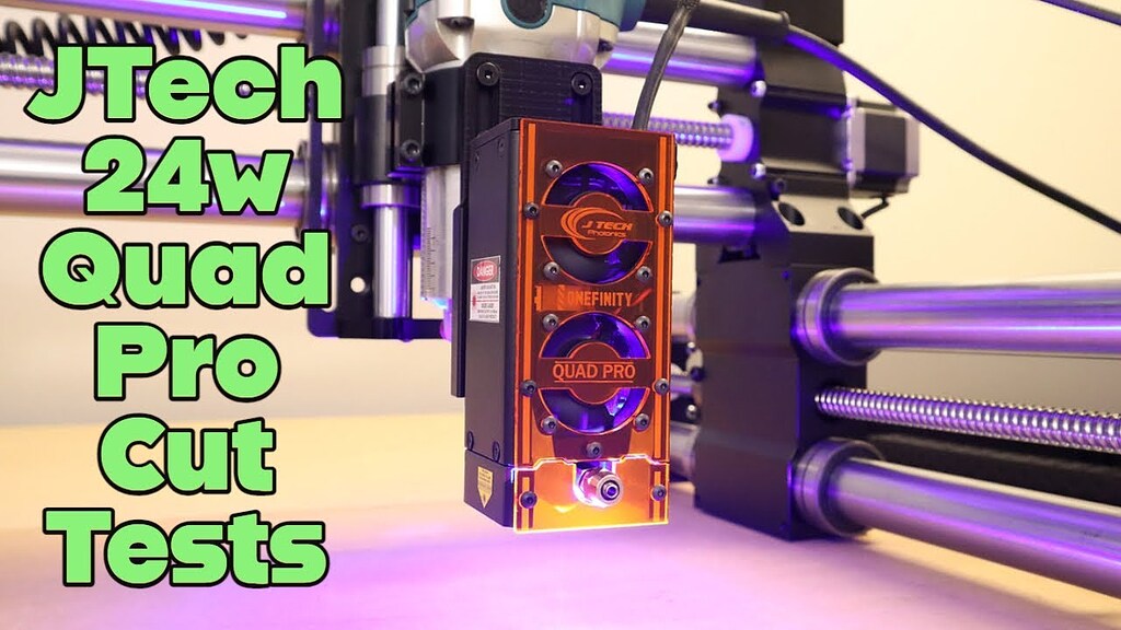 JTech 24w Quad Pro Material Test with Settings - Laser - Onefinity CNC ...