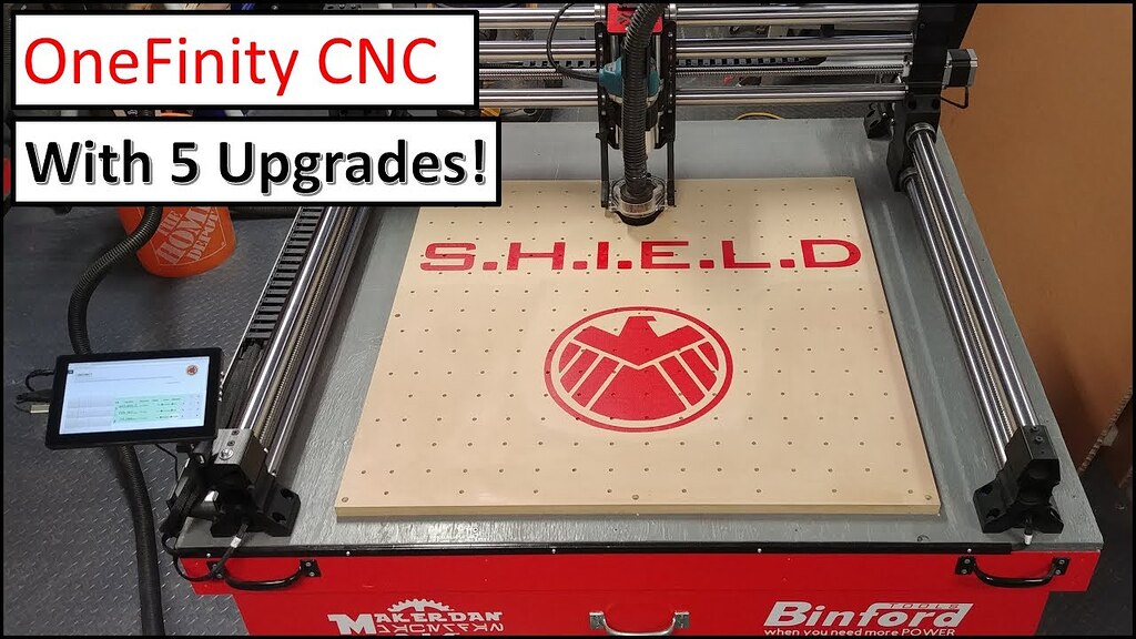 My OneFinity Setup with 5 Upgrades - Upgrades - Onefinity CNC Forum