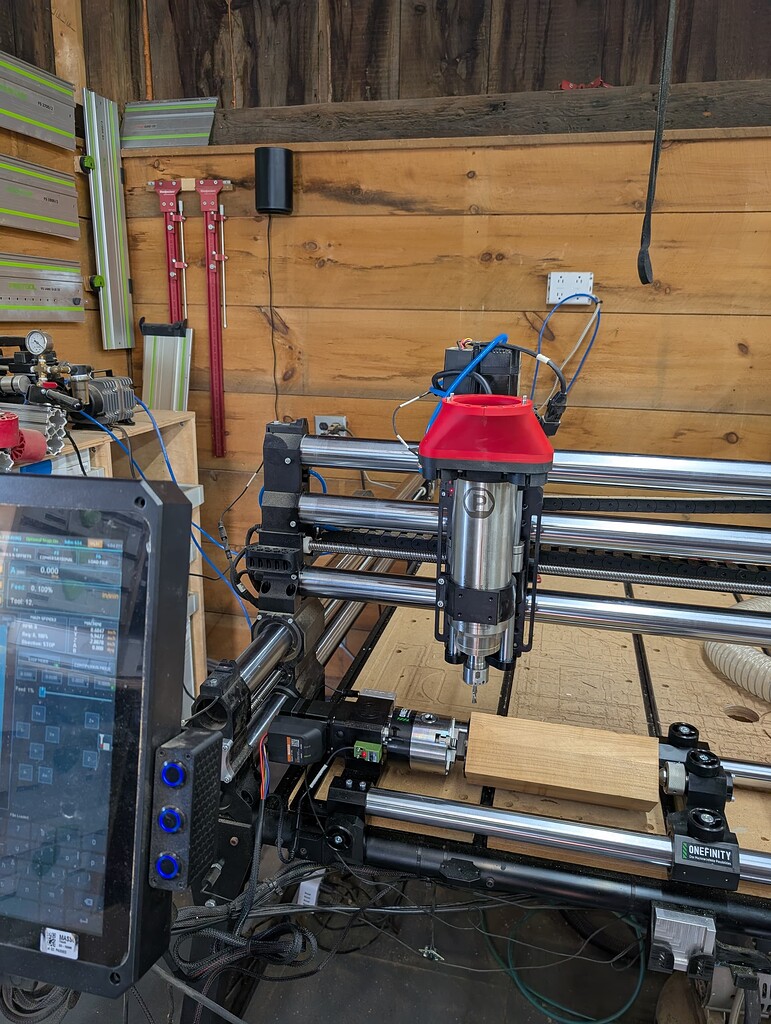 Newbie walk-thru to get my first Revolution rounding job with Vectric? - Onefinity Rotary 4th ...