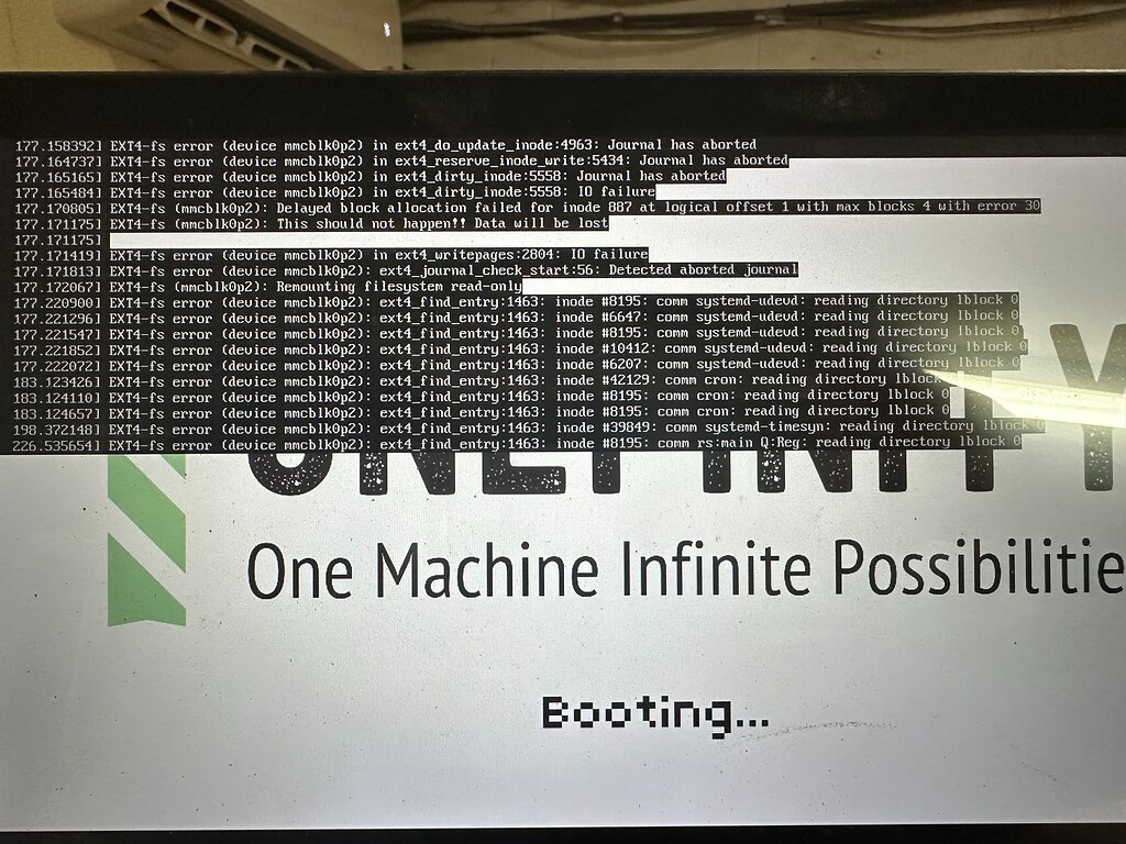 Errors starting up - Troubleshooting (X35/X50) - Onefinity CNC Forum