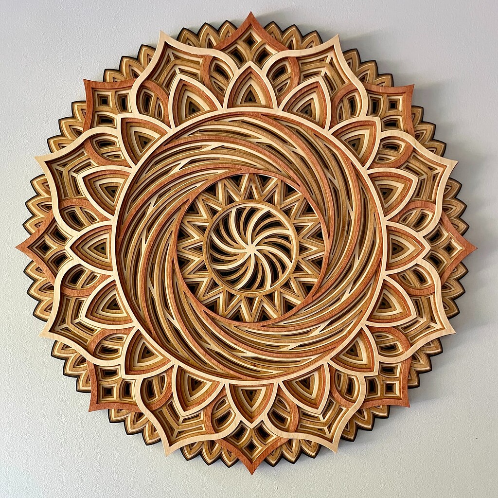 Mandala Wall Art - Finished Projects - Onefinity CNC Forum