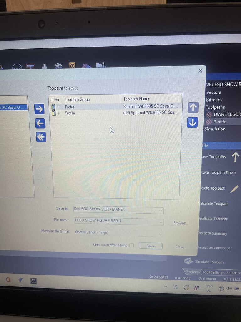 Profile tool path - Onefinity CNC Forum