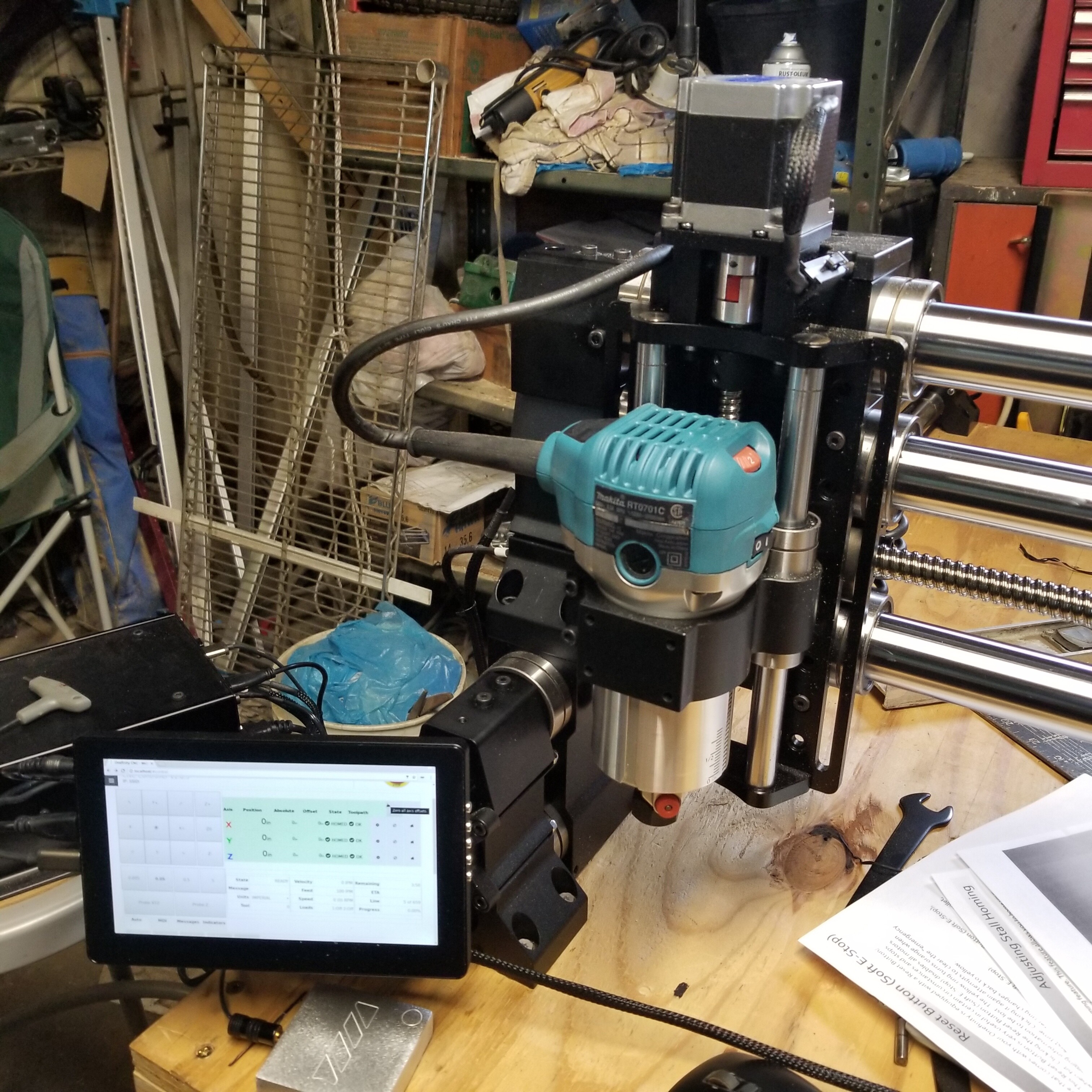 X, Y, Z calibration issues! (solved: reset configuration) - Onefinity CNC Forum