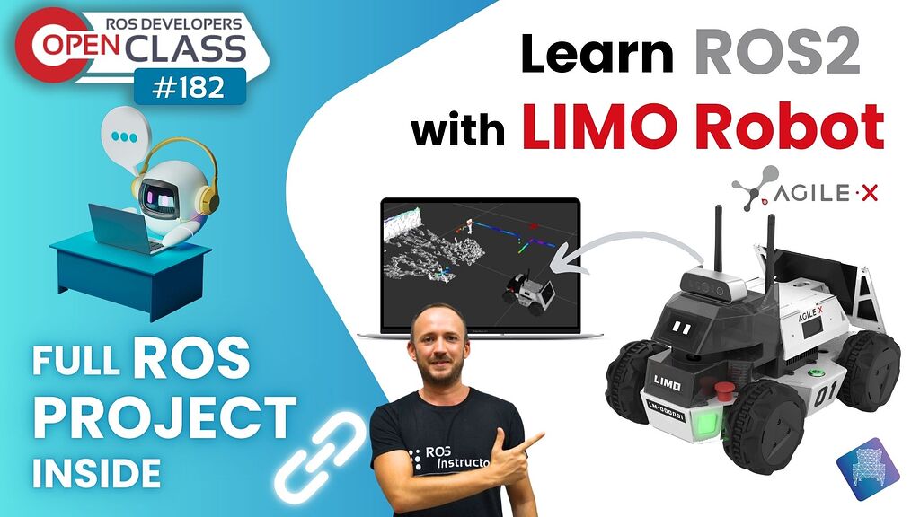 Learn Ros 2 With A Limo Robot Ros Developers Openclass 182 Training And Education Ros Discourse 