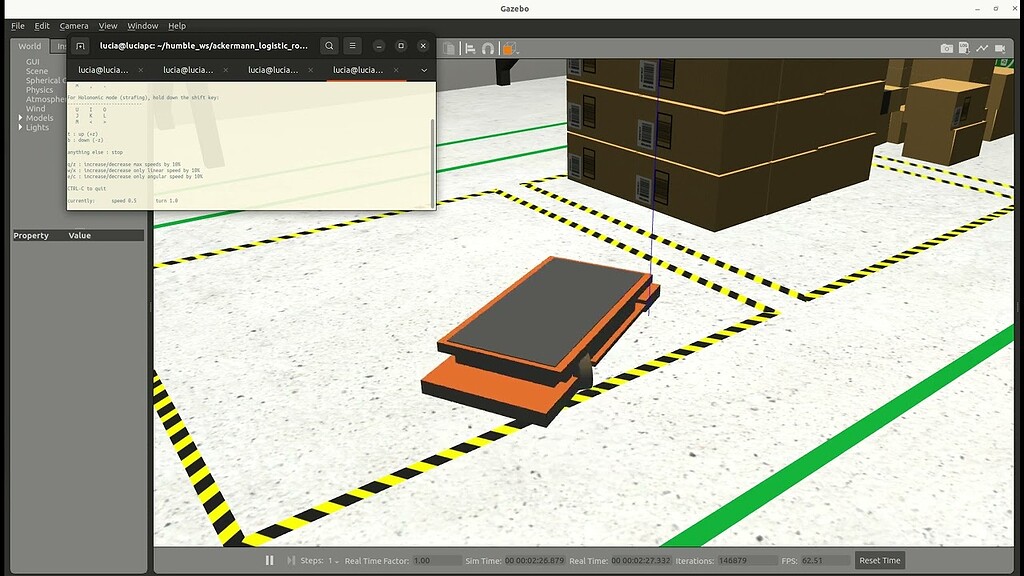 Gazebo (and ROS2 Humble) robot model for logistics - Projects - Open Robotics Discourse