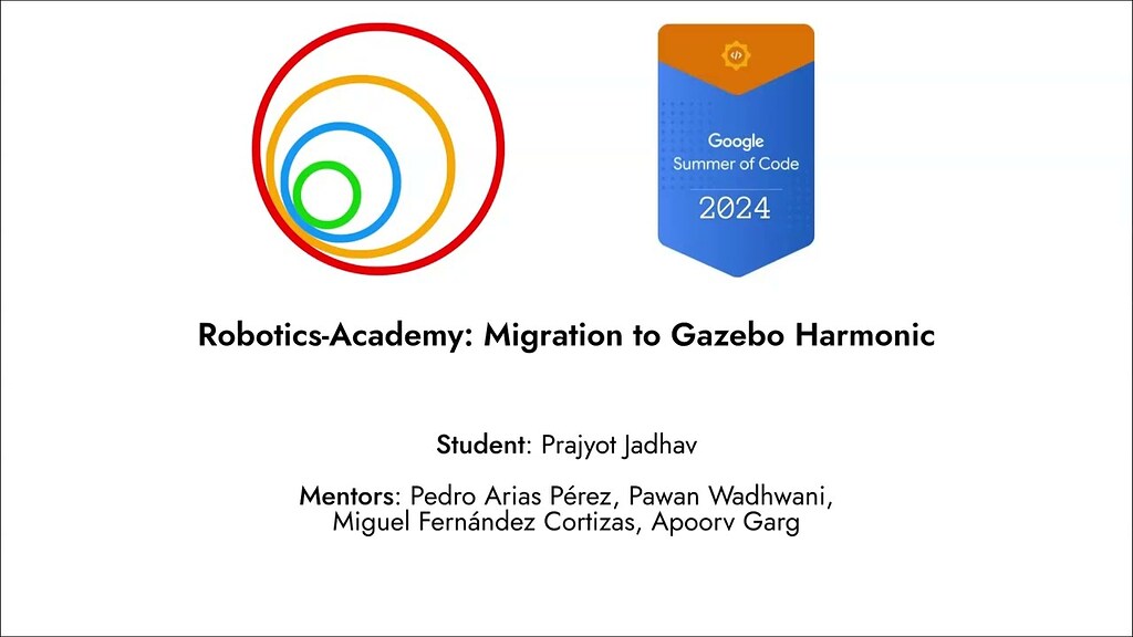 JdeRobot RoboticsAcademy is moving to Gazebo Harmonic - Training & Education - Open Robotics ...
