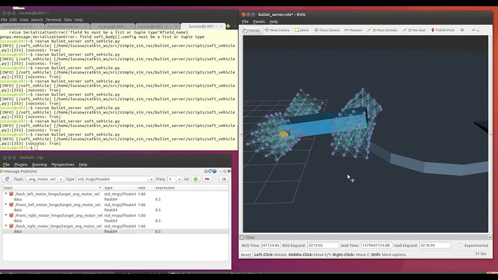 Soft body robot simulation with bullet physics - Projects - Open Robotics Discourse