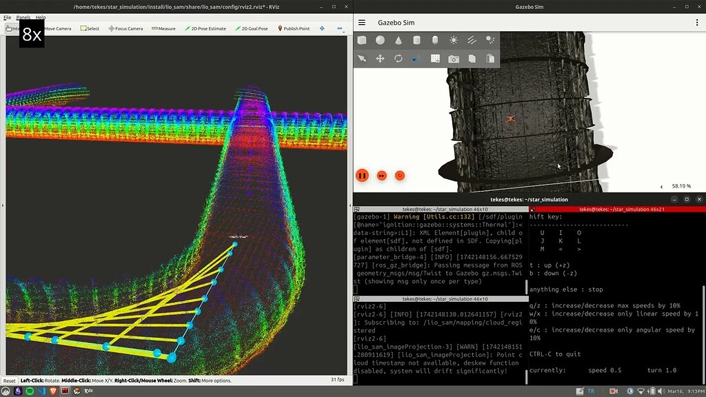 Advanced SLAM & Perception Experiments on Quadruped Robots with ROS 2 Jazzy & Gazebo Harmonic ...