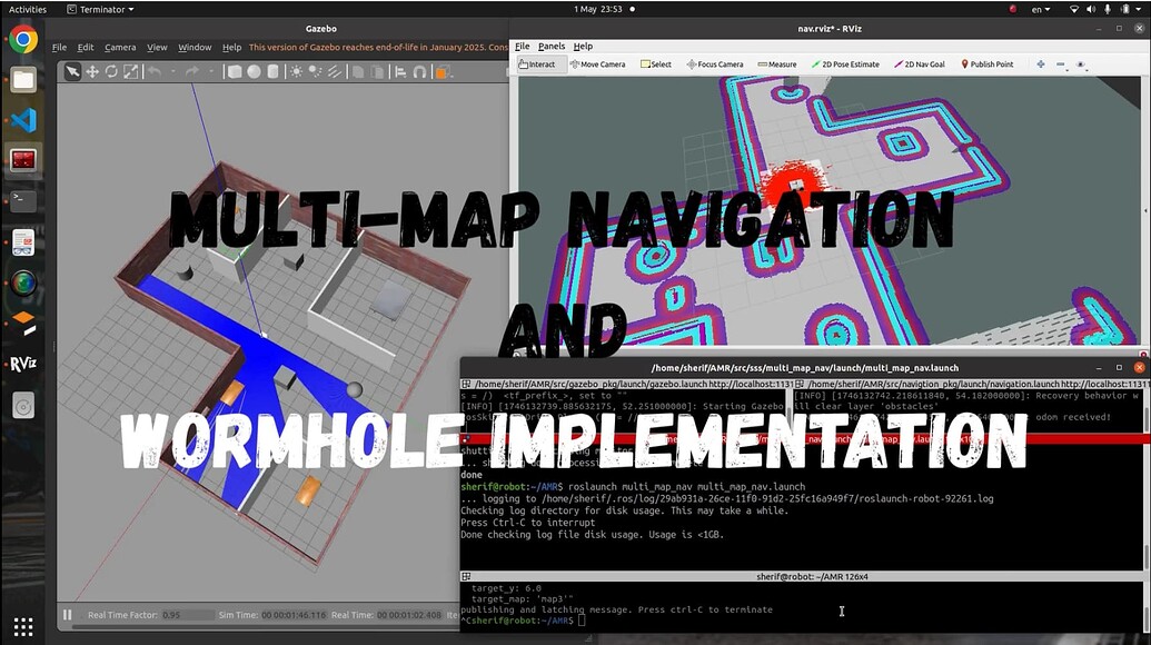 Multi-map navigation system - Projects - Open Robotics Discourse