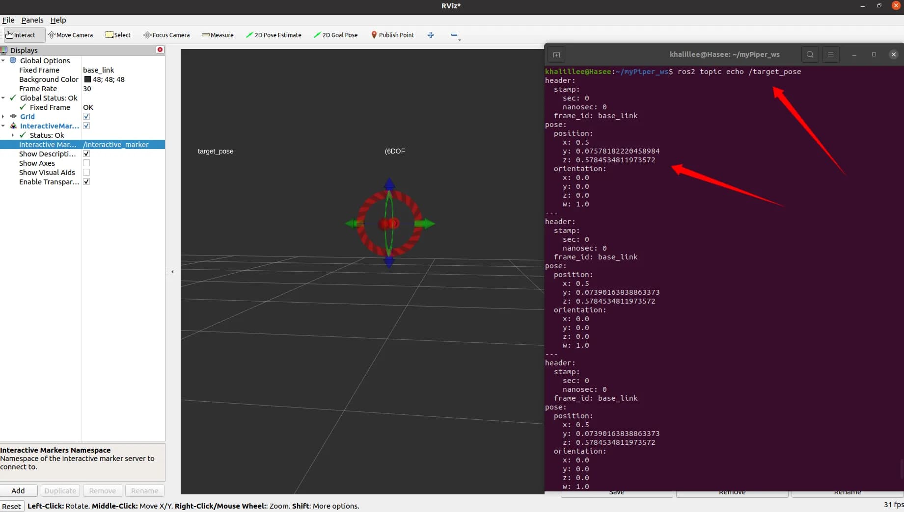 Implementation of Forward and Inverse Kinematics for AgileX PiPER Robotic Arm Using Eigen Linear ...