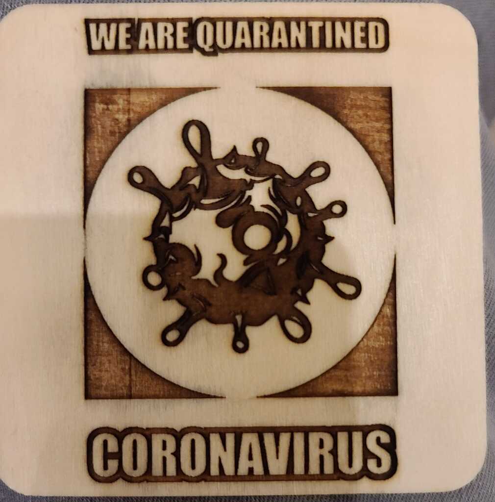 A350 - First laser engraving attempt - 2.6 mm plywood tiles - Snapmaker ...