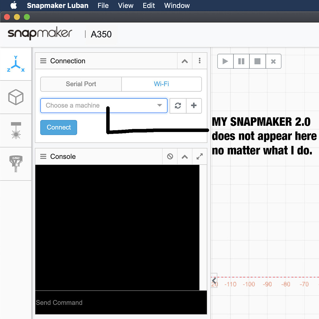 WI FI CONNECTION issues - Snapmaker Luban - Snapmaker: where creation happens