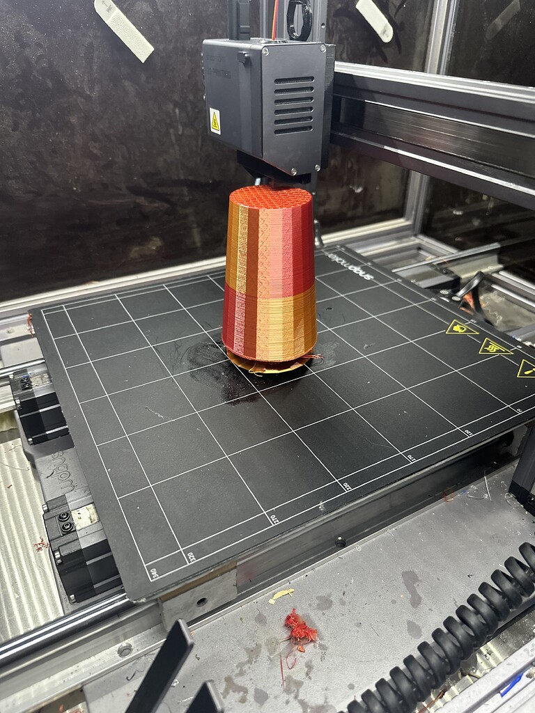 Rotary/10w laser: tapered 16oz beer glasses - Snapmaker 2.0 (3-in-1 ...