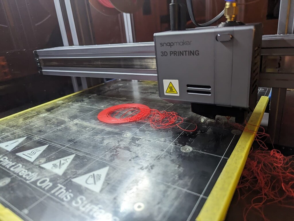 Suddenly starts shifting in x direction every loop - Snapmaker 2.0 - Snapmaker: where creation ...